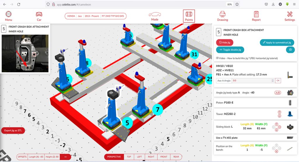 Celette Cameleon Premium (CAM02.162) - Bodyshop Solutions