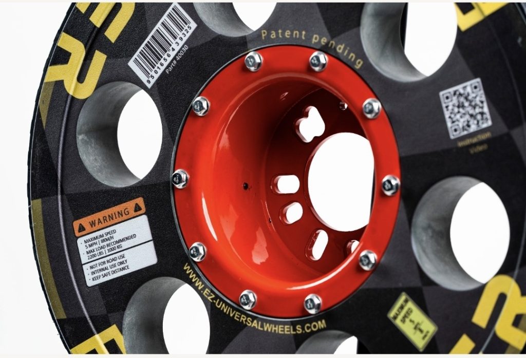 EZ-Roller Spinner Universal Wheel/ Tyre (Set of 4) - Bodyshop Solutions